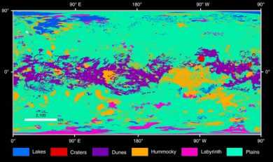 Primer mapa geológico global de Titán 1 - El Séptimo Cielo
