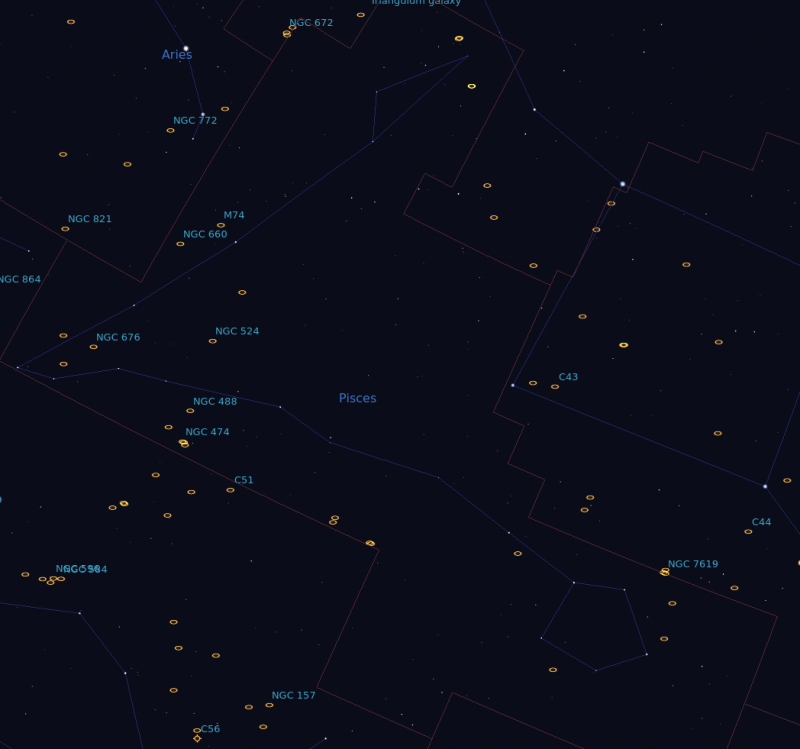 Las estrellas en noviembre: Cetus, Piscis, Andrómeda y Aries - El ...