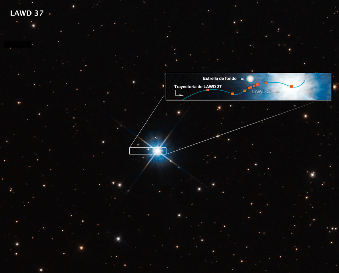 Estrella Enana Azul Real Detectan Cianuro De Hidrógeno Y Acetileno